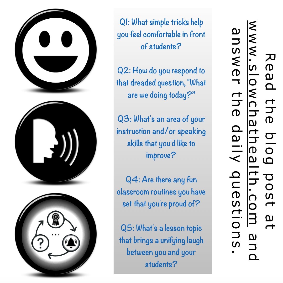 Three Simple Things – #slowchathealth