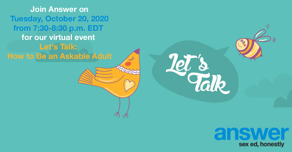 Let’s Talk – How To Be An Askable Adult – #slowchathealth