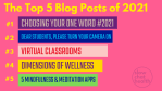 The Top 5 Blog Posts of 2021 – #slowchathealth