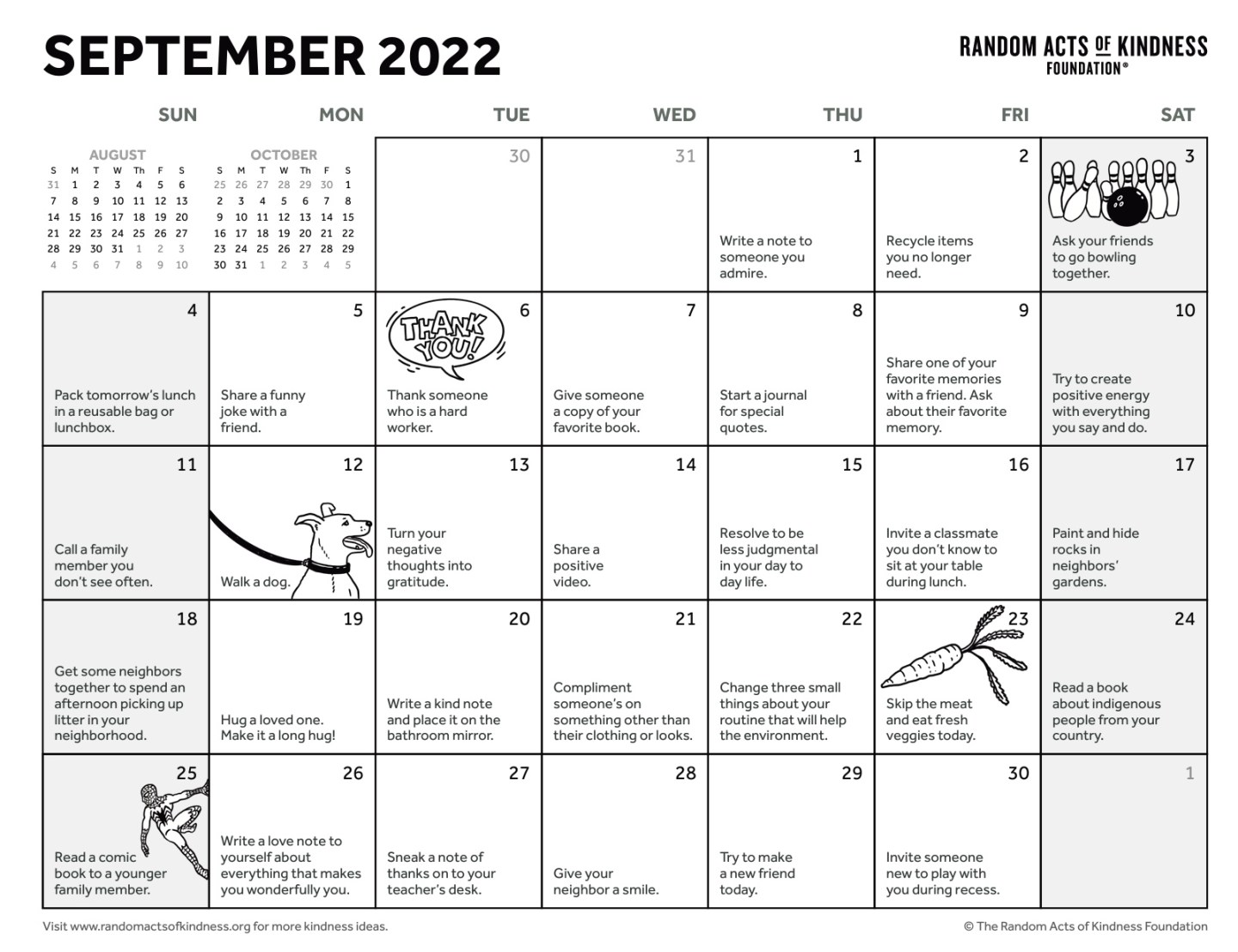 Inspiring Calendars – #slowchathealth