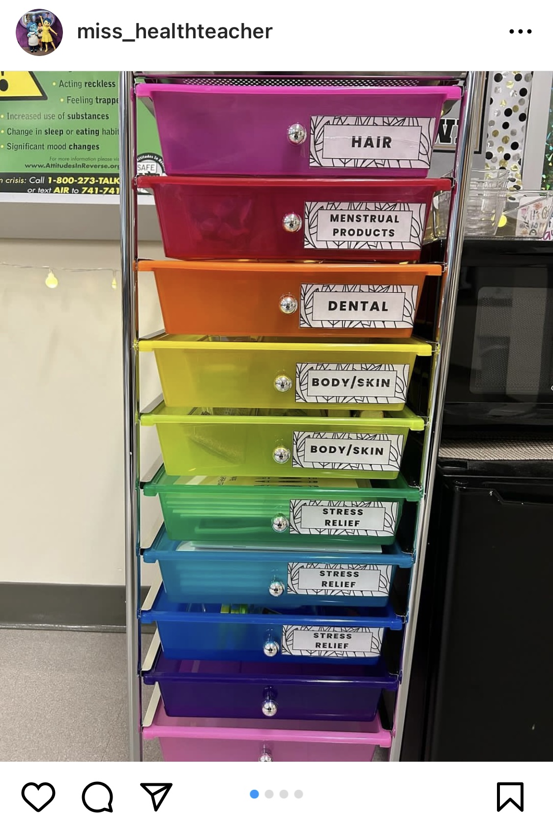 Creating a Student Care Cart within the Classroom – #slowchathealth