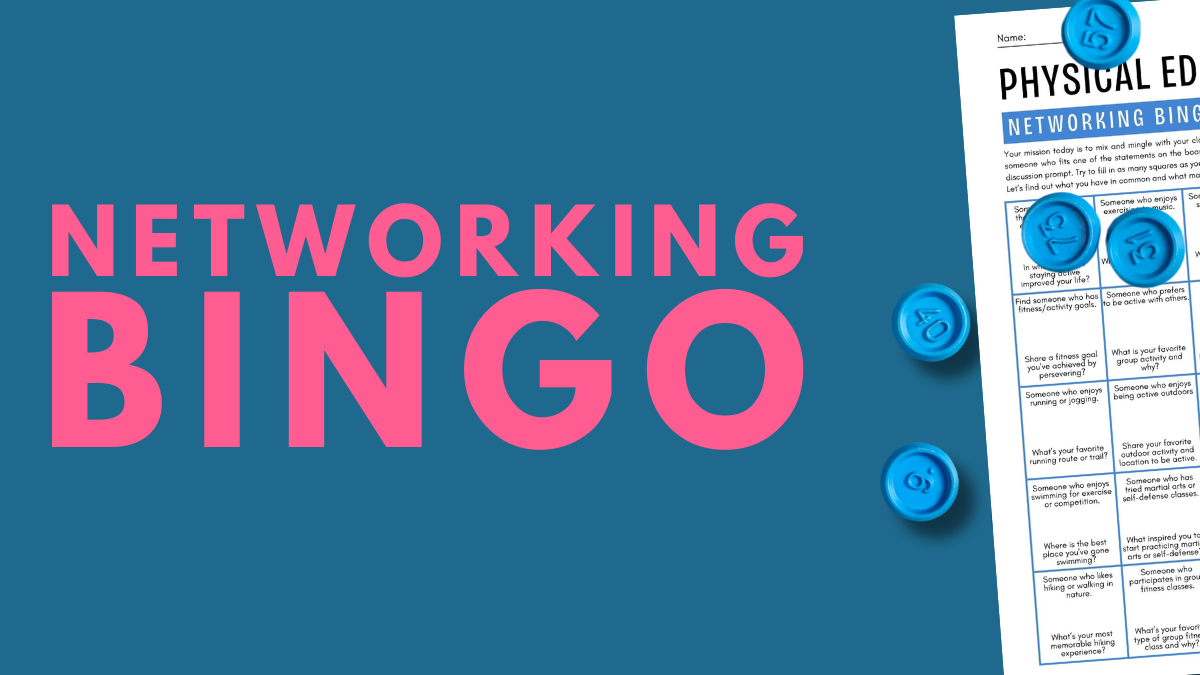 Networking Bingo – #slowchathealth